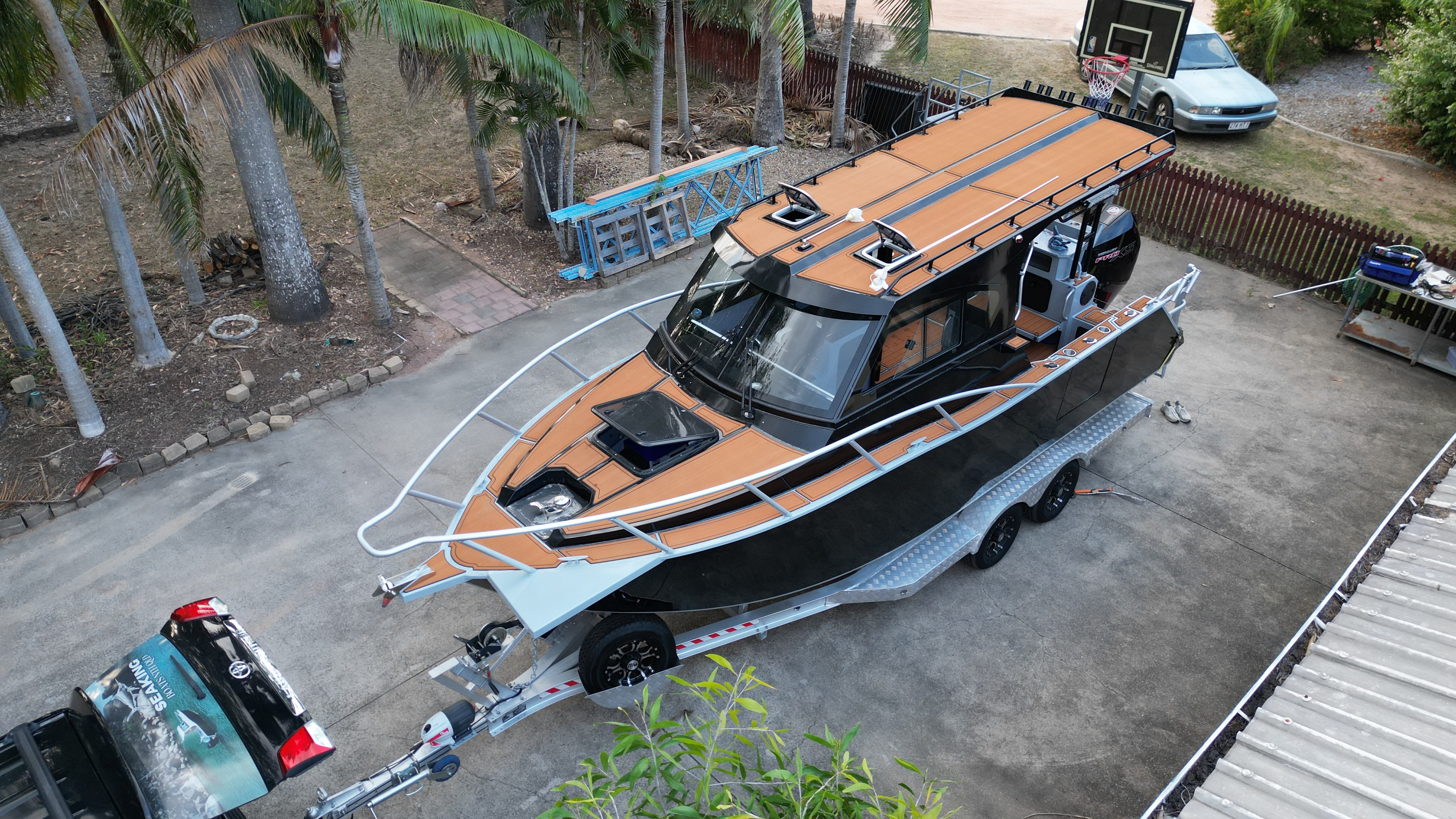 Custom 790 Ext Roof Profisher W/ Enclosed Lockable Cabin – Seaking ...