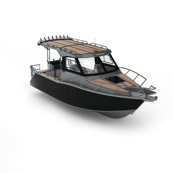 Custom 720 Hunter Extended Hardtop - Here Now! – Seaking Boats North ...